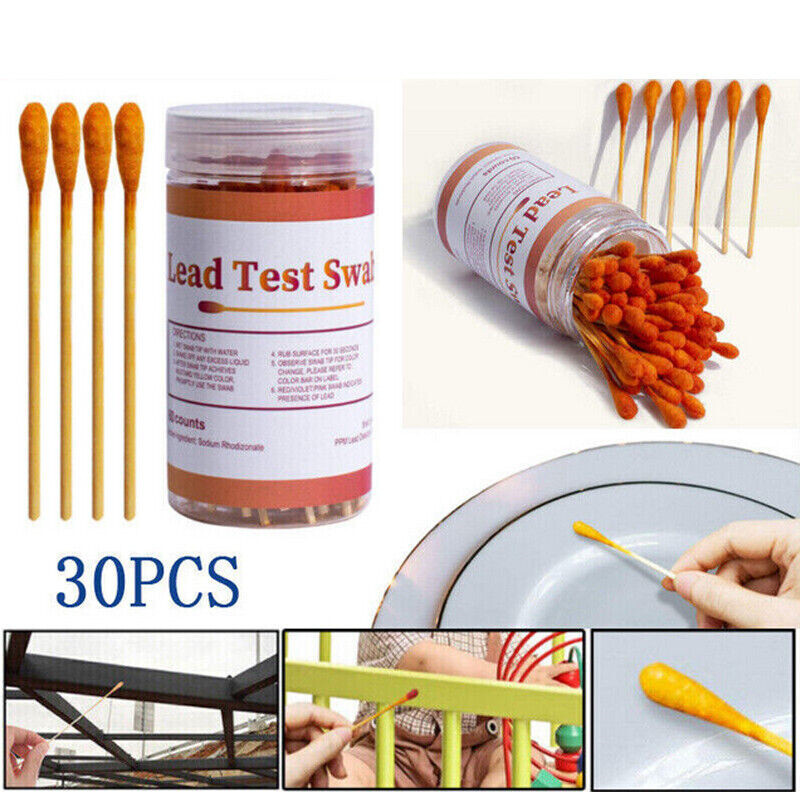 30xTest Swabs Lead Paint Test Tool Instant Lead Test Kit 30 Seconds ...