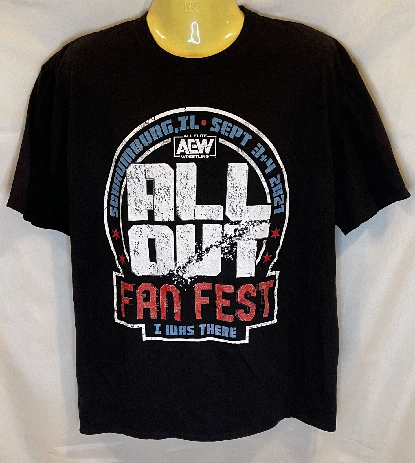 AEW All Elite Wrestling 2021 Fan Fest All Out T Shirt… - Gem