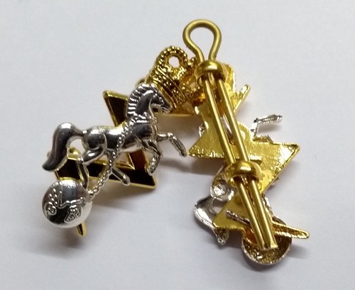 REME Collar Dogs British Army Style R.E.M.E Insignia Metal Badges ...