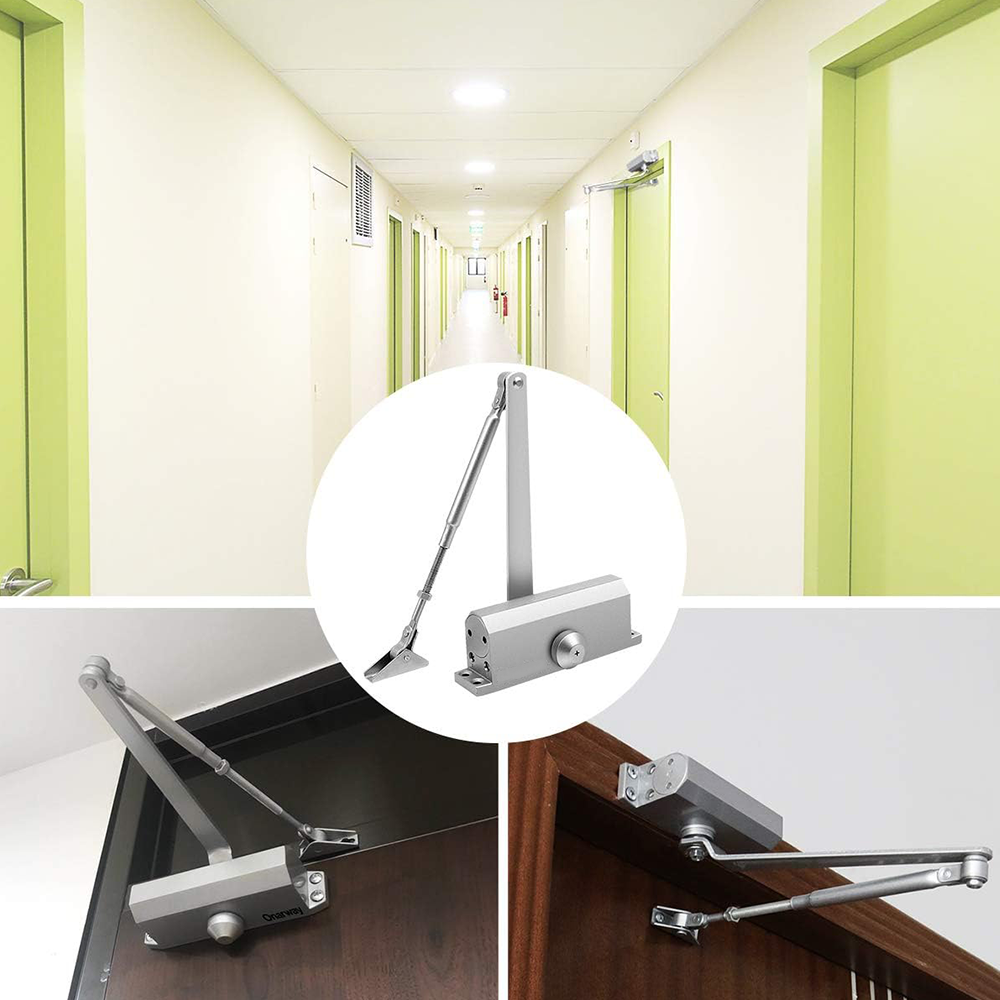 25-45KG Steel Overhead Fire Rated Door Closer Adjustable Self Automatic ...