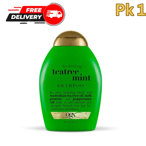 OGX Hydrating + Tea Tree Mint Nourishing & Invigorating Daily Shampoo ...
