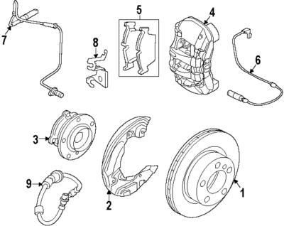 BMW 34526870075 GENUINE OEM ABS SENSOR | eBay