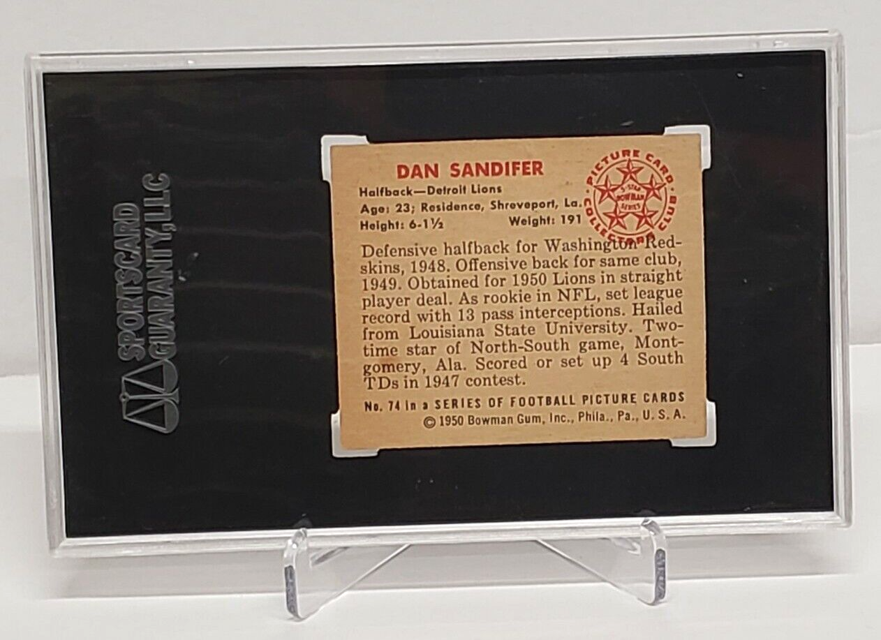1950 Bowman - #74 Dan Sandifer for sale online | eBay