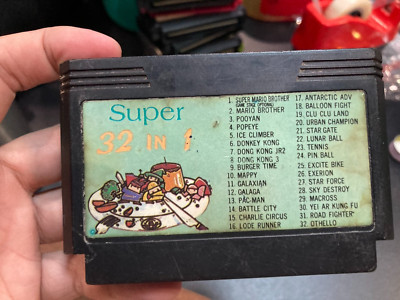 Famicom Game NES 32in1 Super Mario Bros (Full IC Chips) | eBay