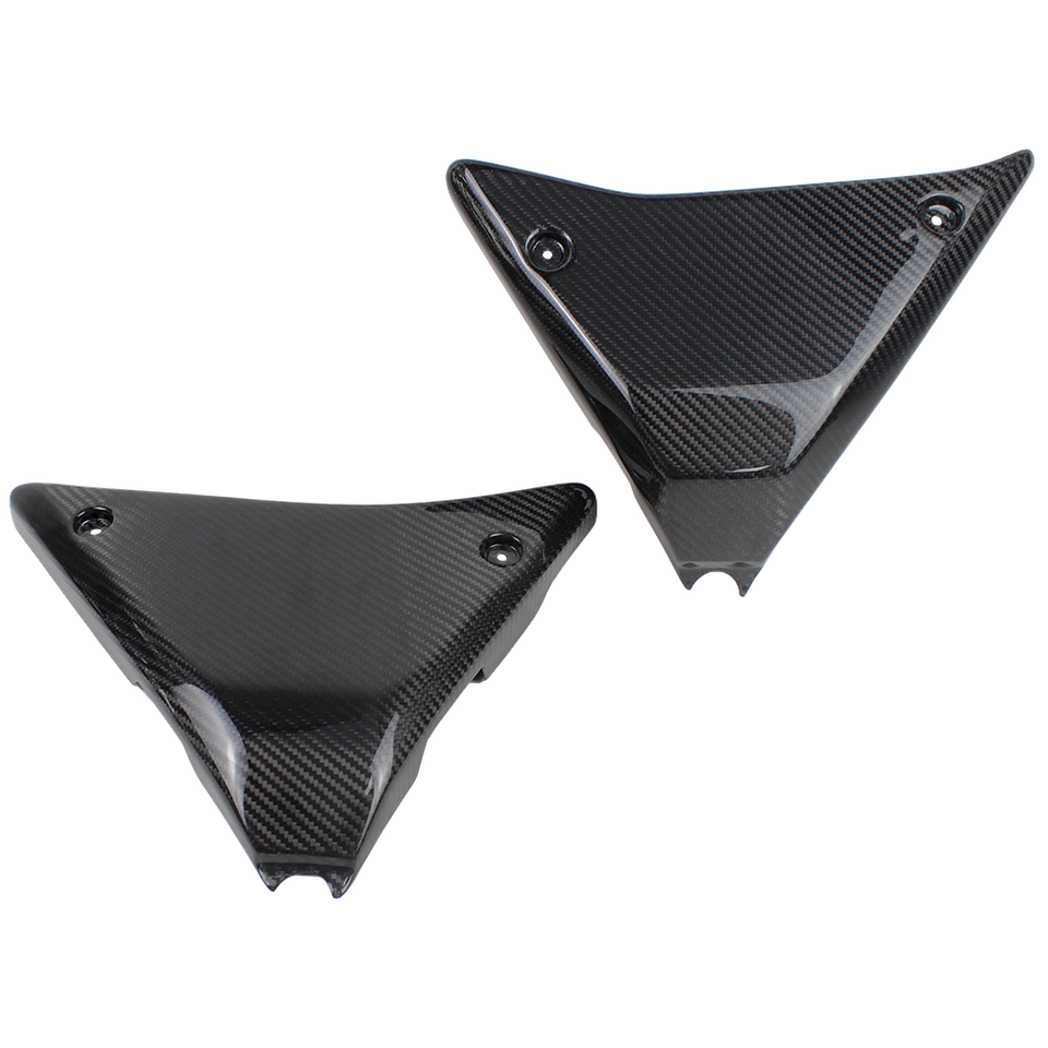 1987-2000 Harley FXR FXRT FXRP Super Glide Black 100% Carbon Fiber Side ...