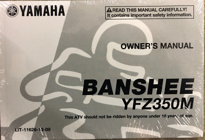 2000 Yamaha Banshee YFZ350M Owners Operators Owner Manual NEW Factory | eBay