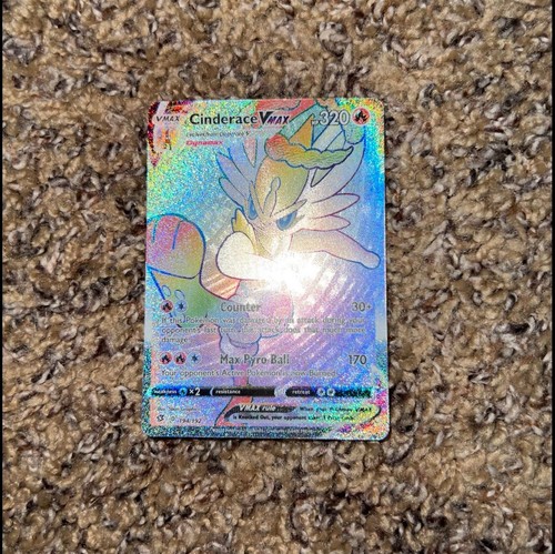 Cinderace VMAX 194/192 Holo Secret Rare Rebel Clash Pokémon TCG Rainbow ...
