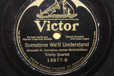 Trinity Quartet Victor 78 Sometime We'll Understand 19877 Peerless Tell Mother | eBay