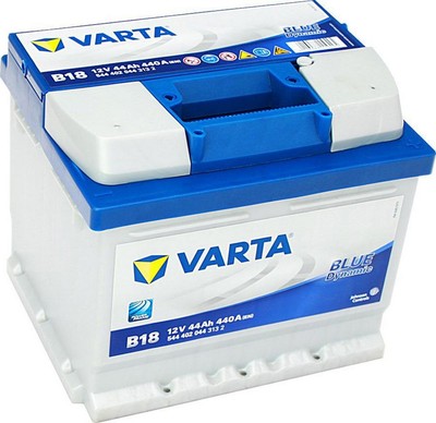 Batterie Auto Modèle B18 44AH 12V 440A BLUE DYNAMIC 544 402 044 VARTA ...