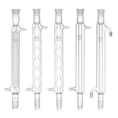 100mm - 300mm Graham Condenser with Standard Joints Glassware Lab ...