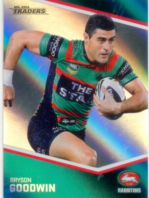 2014 NRL Traders Silver Parallel card P126 Bryson Goodwin -South Sydney ...