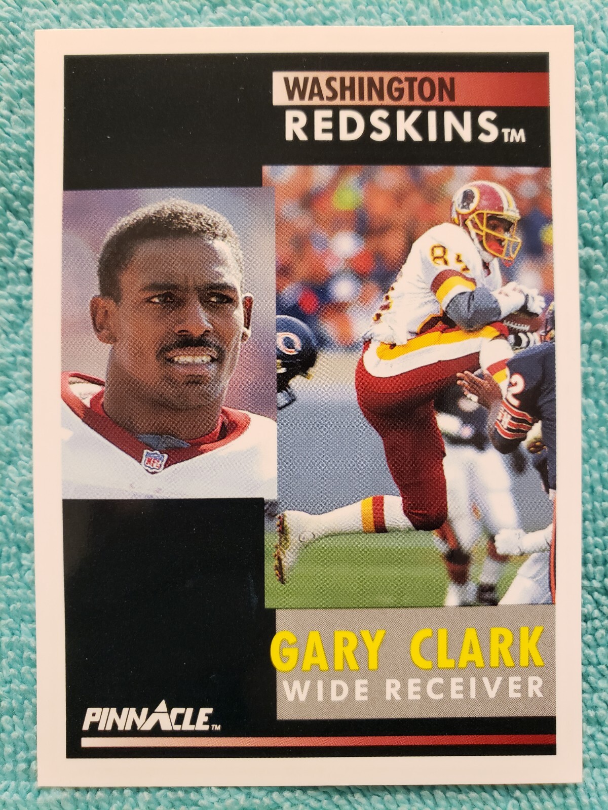 1991 PINNACLE GARY CLARK #198 WASHINGTON REDSKINS | eBay
