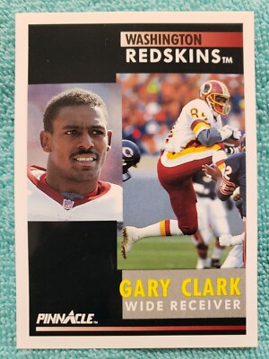 1991 PINNACLE GARY CLARK #198 WASHINGTON REDSKINS | eBay