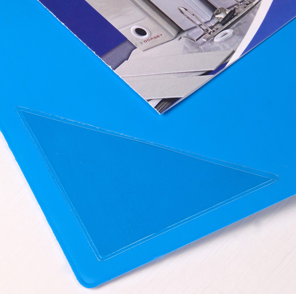 Corner Pocket Triangle Plastic Back Full Adhesive Sticky 25x25 mm 1000 ...