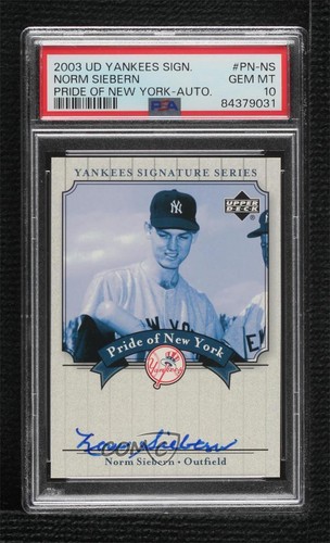 2003 Upper Deck Yankees Signature Series - Pride of New York Autographs ...