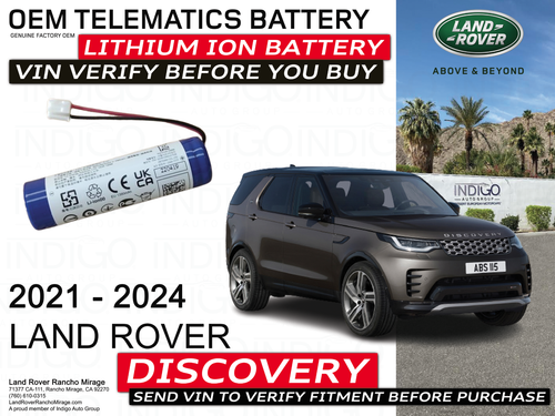 2021-2024 LAND ROVER DISCOVERY OEM TELEMATICS BATTERY D-LR132077 (SEND ...