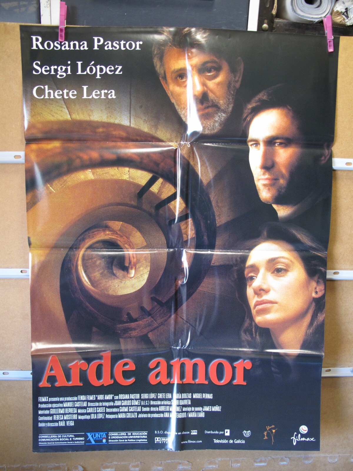 A10700 ARDE AMOR Raúl Veiga con Sergi López, Rosana Pastor, Chete Lera, María Bo | eBay