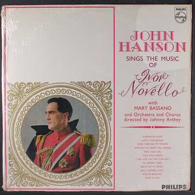 JOHN HANSON: sings the music of ivor novello PHILIPS 12" LP 33 RPM ...