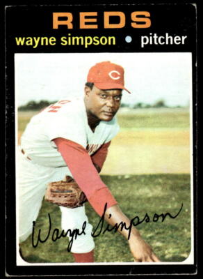 1971 Topps #339 Wayne Simpson BASEBALL Cincinnati Reds | eBay