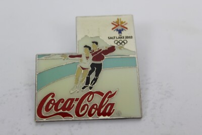 2002 US Utah Winter Olympics Coca Cola Pin Couples Ice Skating 1 of 5 ...