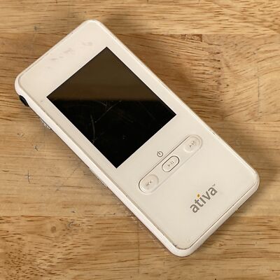 Ativa AT-MP420 White/Silver Portable Voice-Recording Digital Audio ...