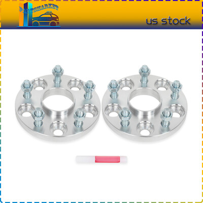 2X 15mm 5x4.5 Wheel Spacers M12x1.5 For Toyota Camry RAV4 Solara Lexus ...