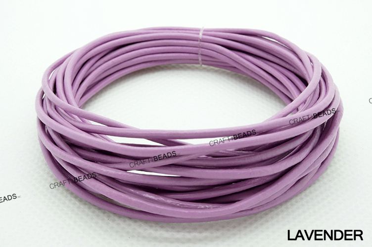 1mm 1.5mm 2mm Genuine Round Cowhide Leather Cord Bracelet String ...