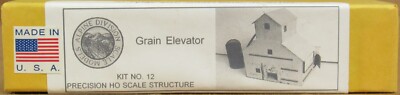 Alpine Division Scale Models No. 12 Grain Elevator Craftsman Kit HO ...