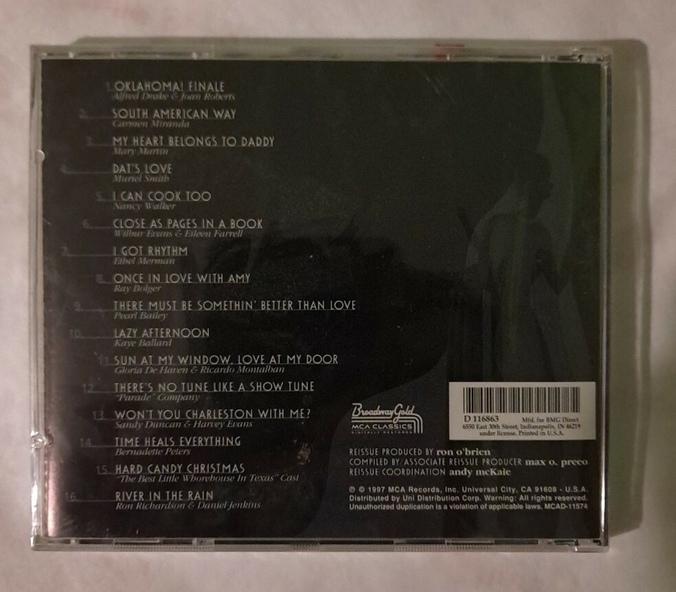 The Best of Front Row Center Selections from Broadway Gold Box Set New ...