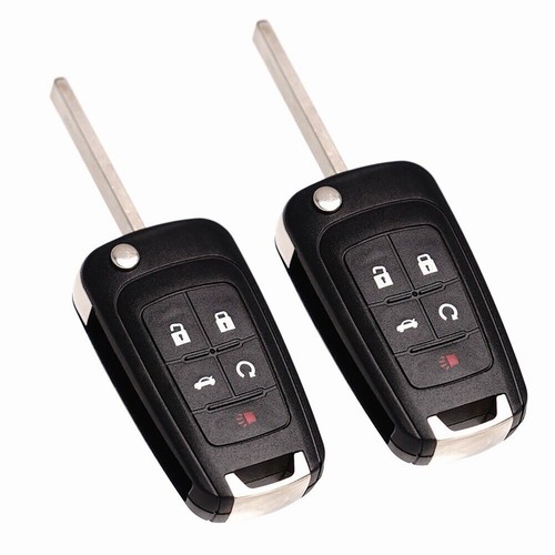 2Pcs Remote Key Fob For Chevrolet Impala 2014-2019 Malibu 2014-2016 ...