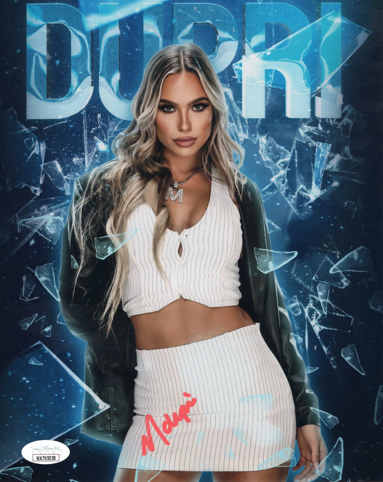 Maxine Dupri (metallic 8x10) jsa certed photo signed auto autographed ...