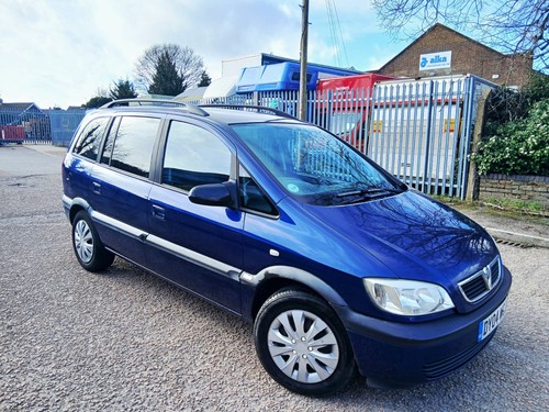 2004 VAUXHALL ZAFIRA 1.8 DESIGN-7 SEATS-ULTRA BLUE PEARL-ULEZ-VGC-NO ...