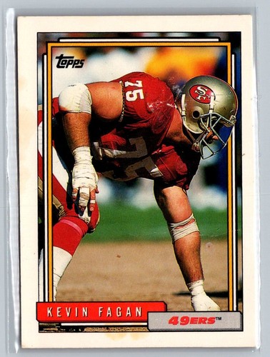 1992 Topps #691 Kevin Fagan NFL San Francisco 49 ers | eBay
