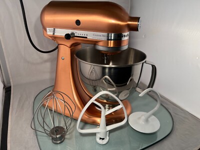 KitchenAid Custom Metallic Series 5 qt Tilt Head Stand Mixer - Copper ...