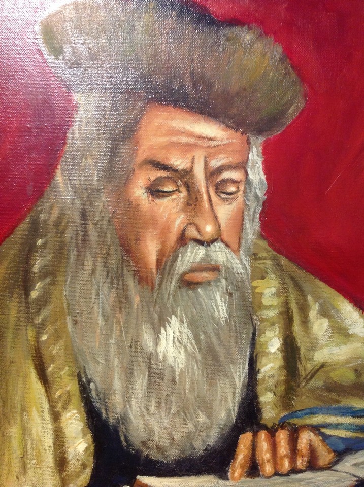 C.(Charles) Radoff 1971 Oil On Canvas "Talmud Scholar" Original Signed ...
