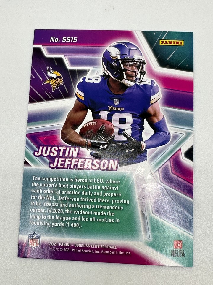 2021 Donruss Elite Star Status Green #SS15 Justin Jefferson | eBay