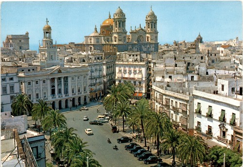 Postcard of Plaza de San Juan de Dios in Cadiz, Spain | eBay