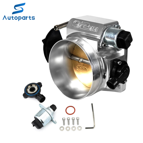 92mm Throttle Body with TPS IAC Throttle Position Sensor for LSX LS LS1 ...