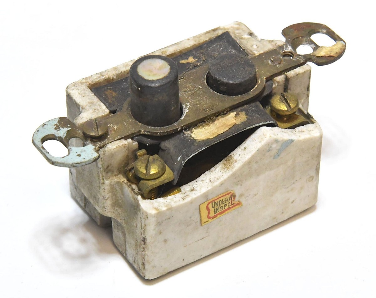Old Style Push Button Light Switches