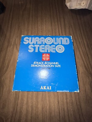 AKAI ATD-74 SURROUND STEREO 4 TRACK 4 CHANNEL DEMONSTRATION TAPE | eBay