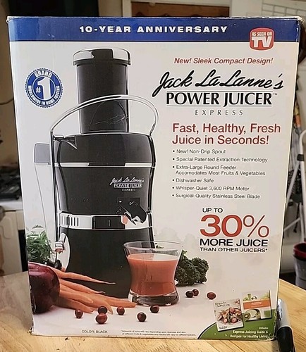 Jack LaLanne’s Power Juicer Express 10th Anniversary New Open Box ...