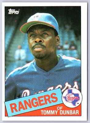 TOMMY DUNBAR 1985 TOPPS 85 NO 102 NRMINT+ 33000 | eBay