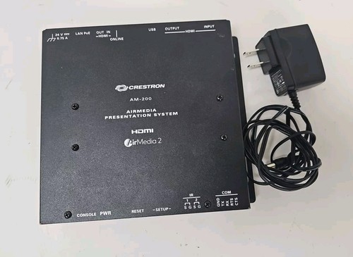 Crestron AM-200 AirMedia 2 Presentation HDMI System with Power Supply ...