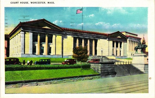Vintage Postcard- Court House, Worcester, MA. | eBay