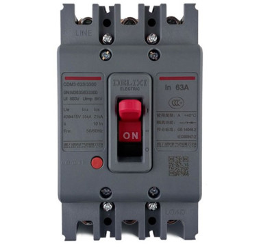 Delixi CDM3-63S/3300 CDM363S/3300 3P Circuit Breaker Brand | eBay