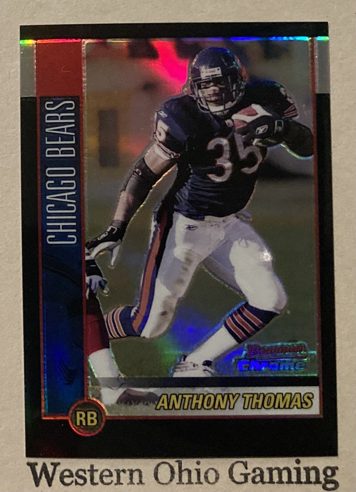 2002 Bowman Chrome Anthony Thomas #52 Refractor #190/500 MADE | eBay
