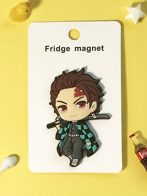 Demon Slayer Kamado Tanjirou Anime Cosplay Fashion Fridge Magnet ...