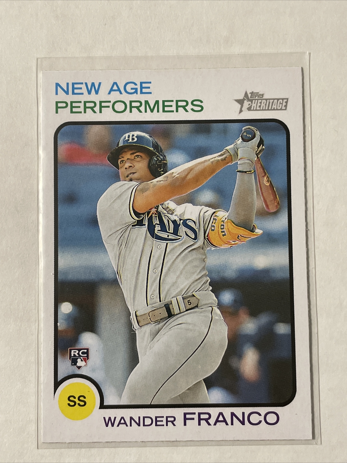 WANDER FRANCO Rookie Card RC 2022 Topps Heritage New Age Performers # ...