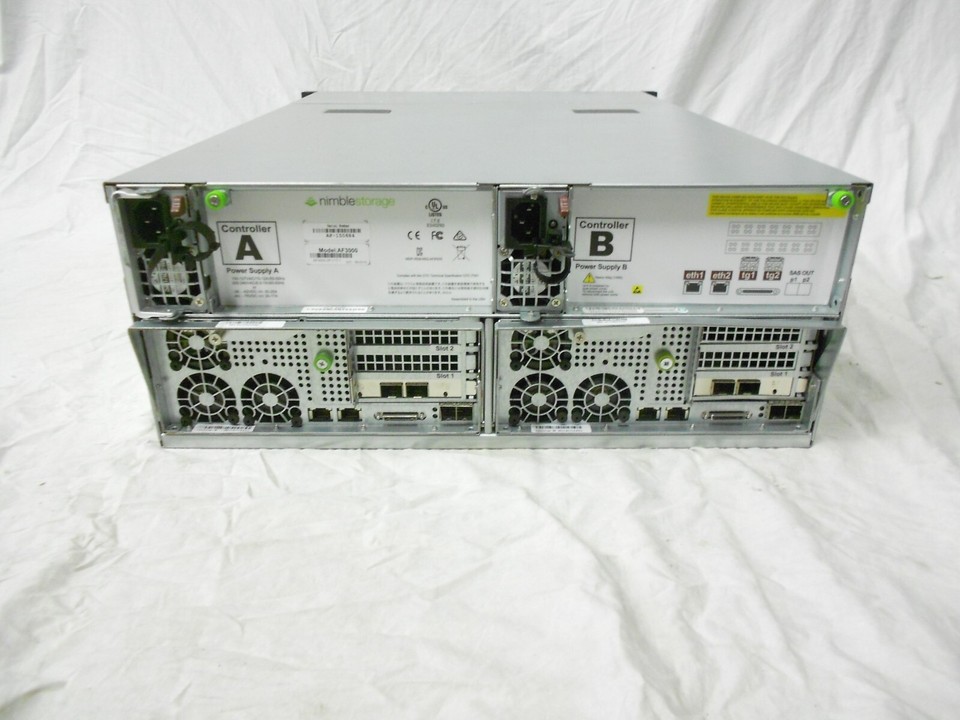 HPE HP Nimble Storage SAN AF3000 24x 1.92TB SSD 10Gb Ethernet 46TB ...