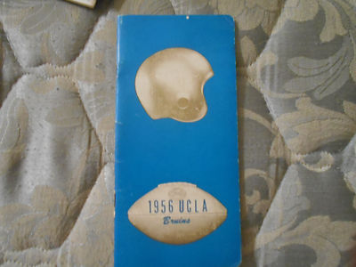 1956 UCLA FOOTBALL MEDIA GUIDE Yearbook Program Press Book NFL Football ...
